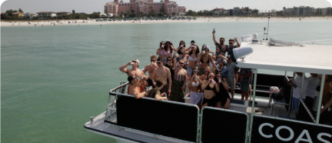St. Pete Booze Cruises & Sandbar Parties | Coastal Cruises