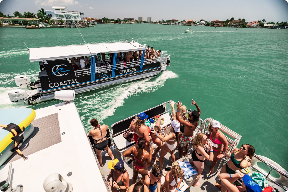 St. Pete Booze Cruises & Sandbar Parties | Coastal Cruises